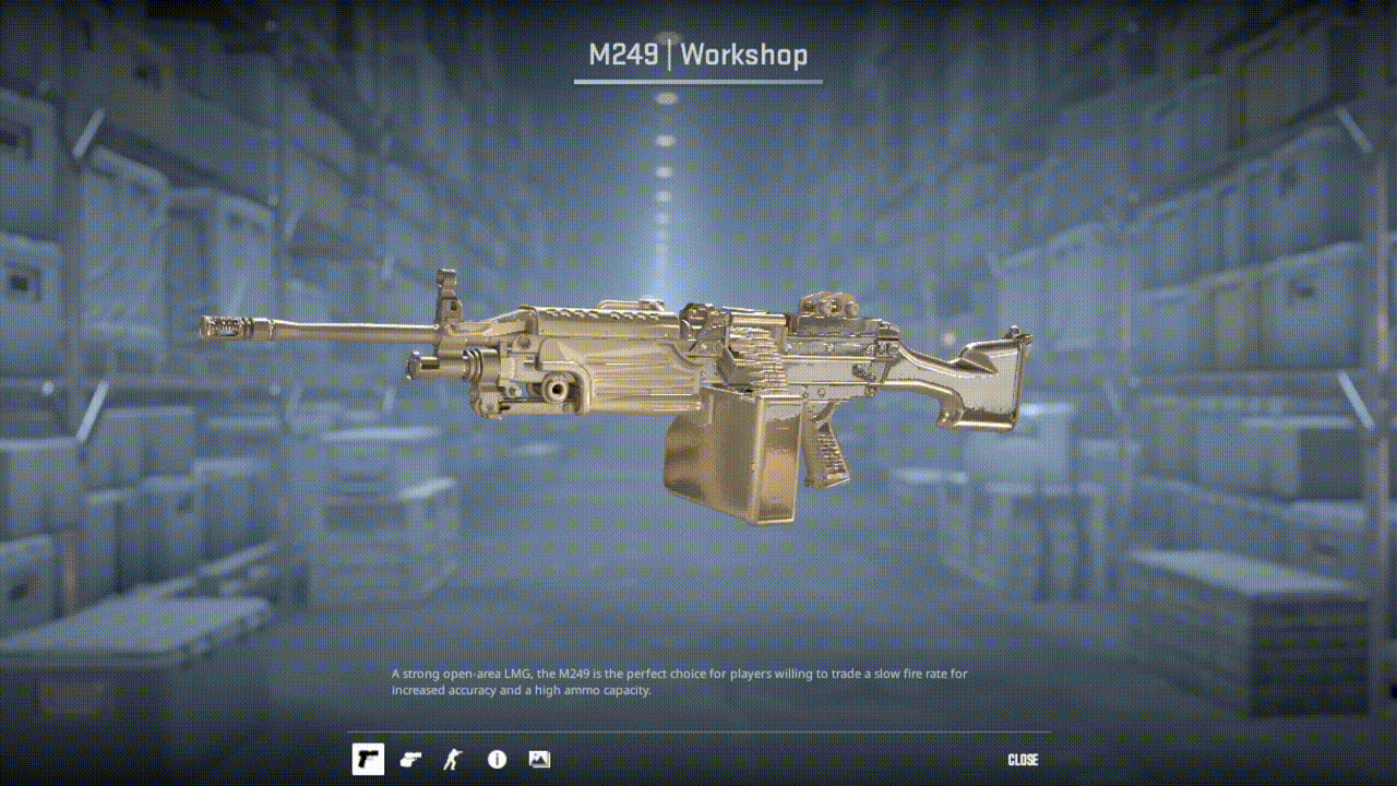 Steam Workshop::M249 | White Citadel ( Patina )